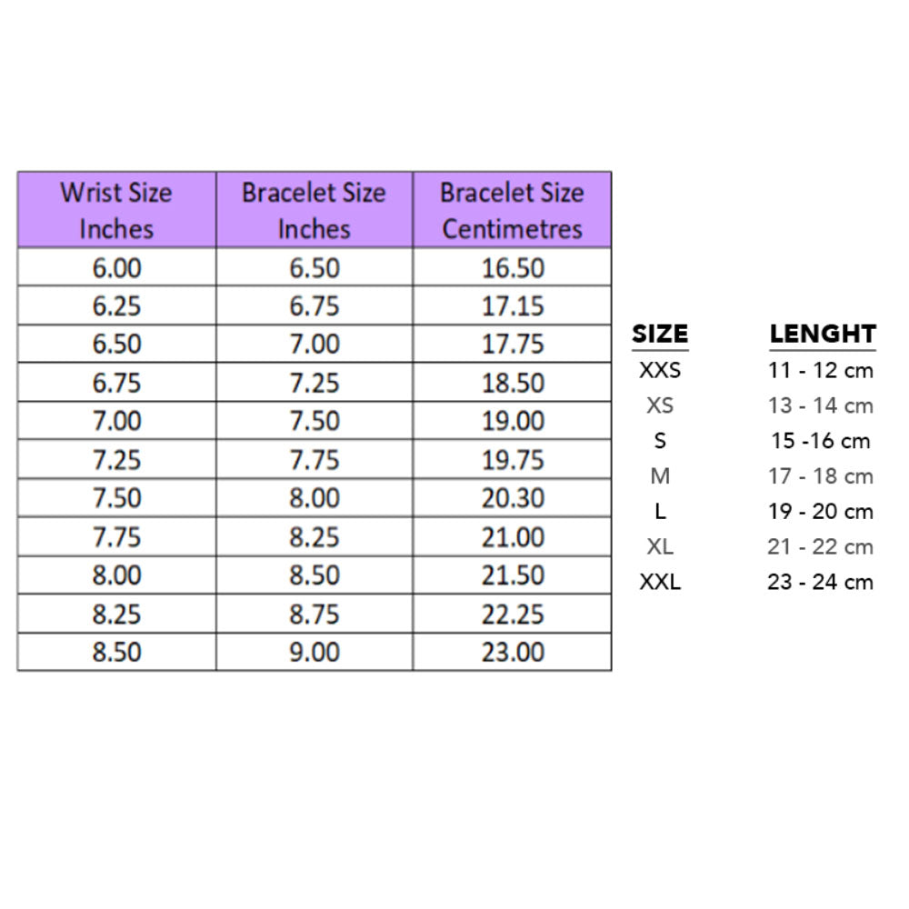 Bracelet Size Guide – Quake E-commerce